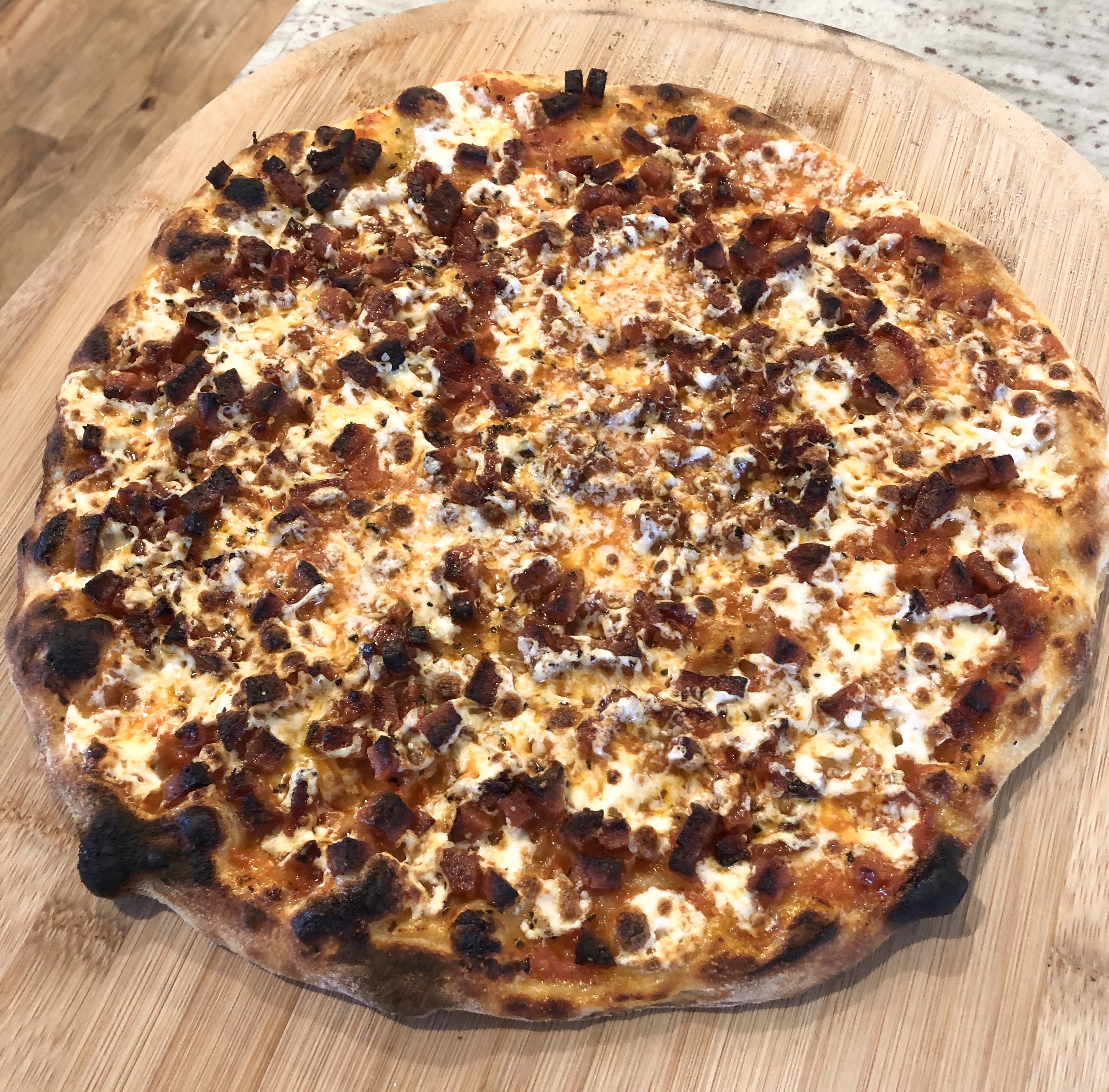 Chopped Pepperoni Neapolitan Style Pizza – Mitch in the Kitch